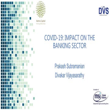 Covid-19: Impact on the Banking Sector | PPTX