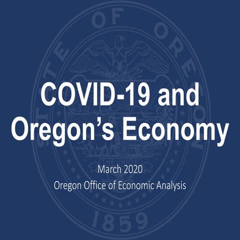 COVID-19 and Oregon's Economy March 2020 | PDF