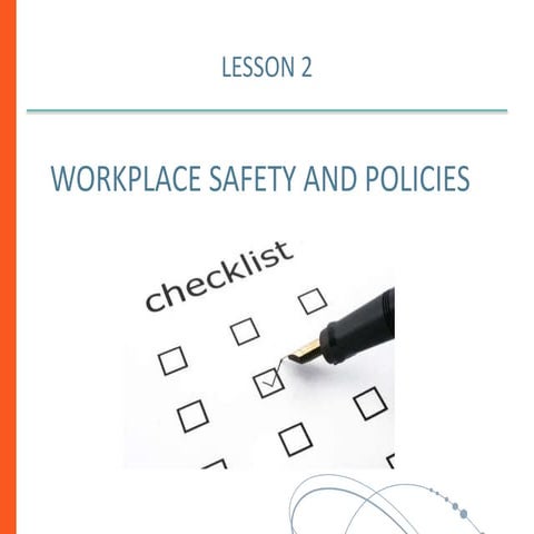 Nurse Onboard Training Lesson 2: Work Safety and Policies | PPT