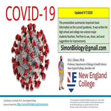 Covid 19 Presentation For Educators Pptx