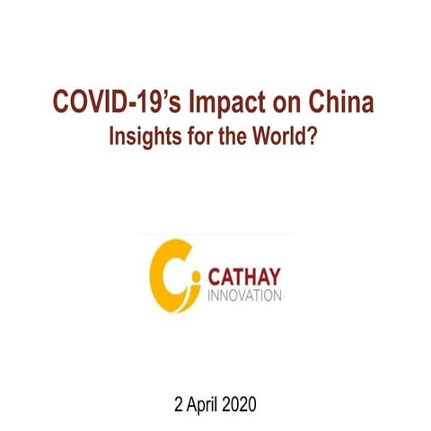Covid 19's impact on china slide-share - | PPTX
