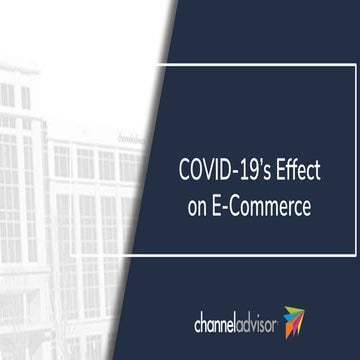 [Webinar Preview] Covid-19's Effect On E-Commerce | PDF