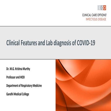 Covid 19 Clinical Features and Diagnosis.pptx