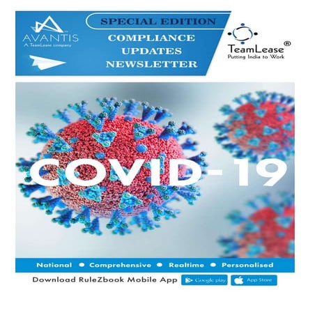 Covid19 Newsletter on Compliance Updates May 2020 by Avantis RegTech | PDF