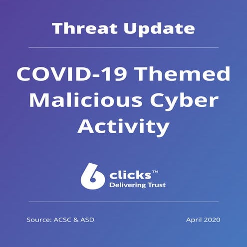 Threat Update - Covid-19 Related Malicious Cyber Activity | PDF