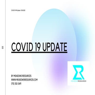 COVIN 19 HR Update 03.18.2020