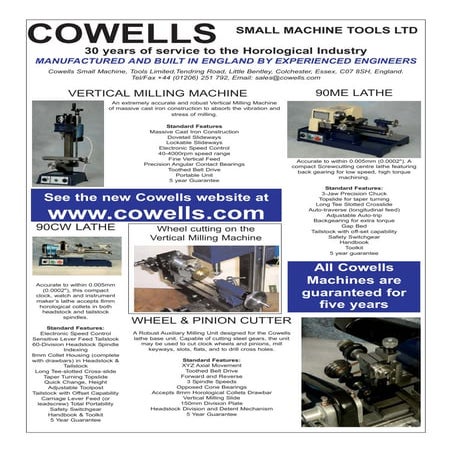Cowells ad for bhi | PDF
