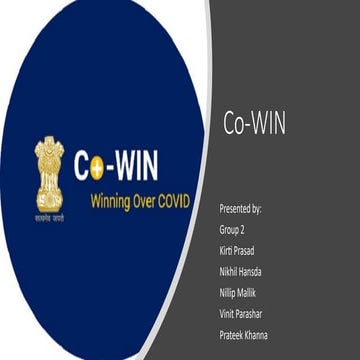 CoWin ppt and its uses on indian culture | PPTX