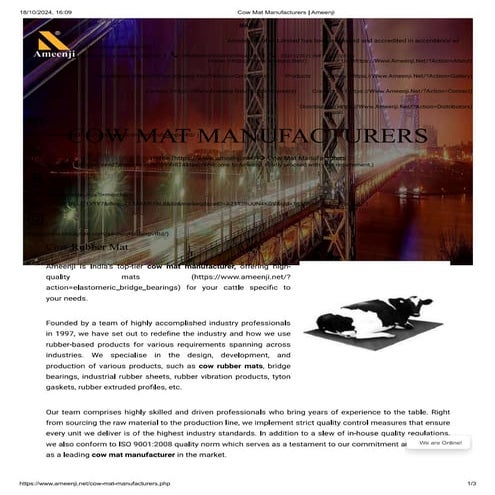 Cow Mat Manufacturers.pdf