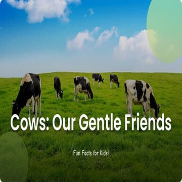 Cows Our Gentle Friends.pdfsjsoskakaakamam | PDF