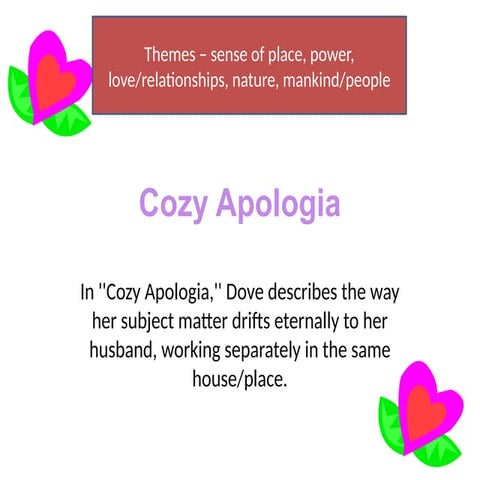 Cozy Apologia Revision Slides - Analysis | PPTX