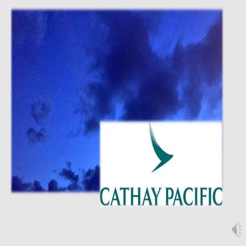 Cathay pacific | PPTX