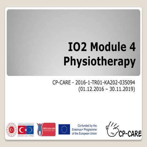 CP-Care - Module 4 - Physiotherapy | PDF