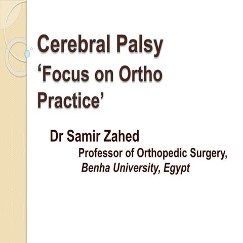 Cp focus on ortho practice dr samir zahed | PPTX
