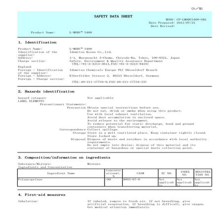 Cp lmodus400-gb1 | PDF