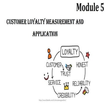Customer Loyalty Measurement and Application | PDF