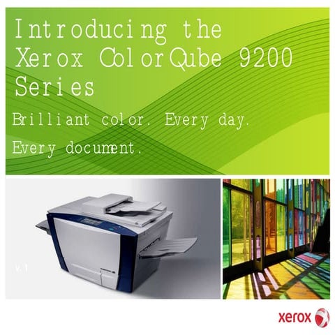 Xerox ColorQube Customer Presentation | PPT