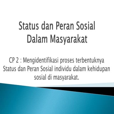 Materi 11 Sosiologi status dan peran sosial.pptx