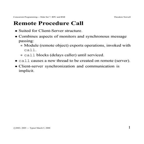 Cp7 rpc | PDF | Programming Languages | Computing
