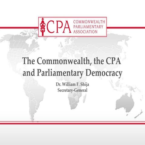 Cpa Presentation June 2008 | PPT | Politics