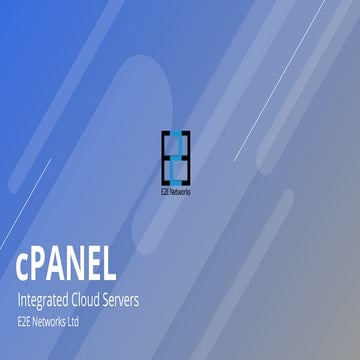 cPanel Integrated Cloud Servers | PDF