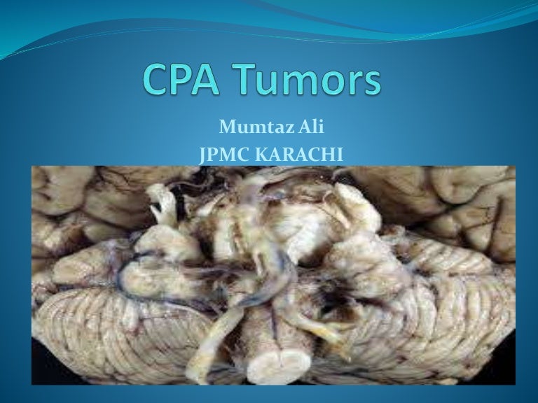 Cp angle tumors