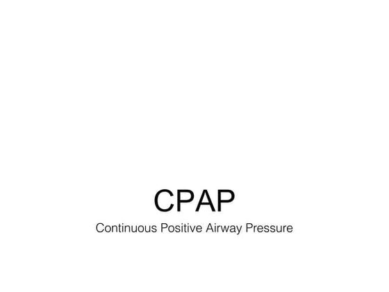 Peep & cpap | PPT