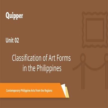 Contemporary Arts (Classification of Art Forms) | PPTX