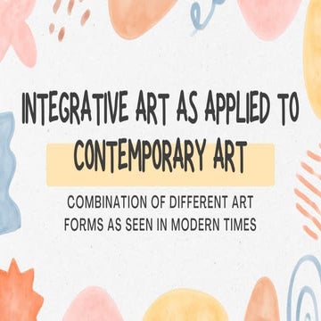 Element of art, Transcreation and usions and overlapping and ...
