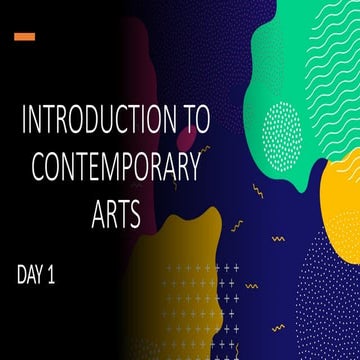 Module 1 Contemporary Arts | PDF