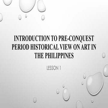 CPAR_Group 1_Introduction to Pre-Conquest Period_Disomimba, Sahara.pptx