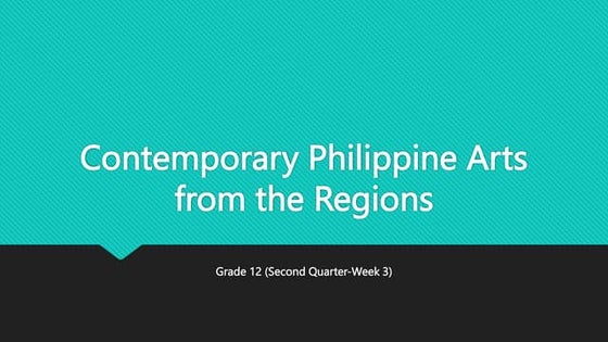 Different Contemporary Art technique and Performance Practices in CPAR ...