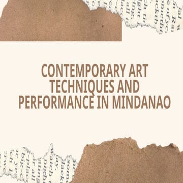 CONTEMPORARY ART_REPORT_GROUP1.powerpoint | PPTX