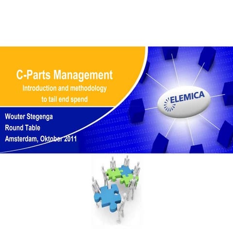 C Parts Management Tail End Spend (Procurement MRO Consumables) | PPTX