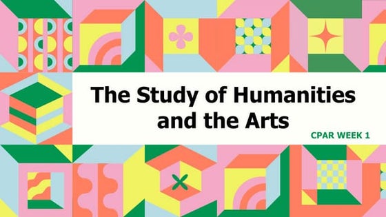Arts and the Humanities | PPT