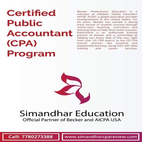 US CPA syllabus | PDF