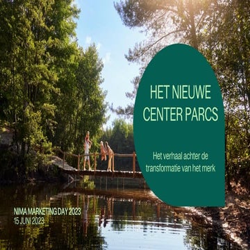 Het nieuwe Center Parcs: de evolutie van de vakantie dichtbij | Andres ...