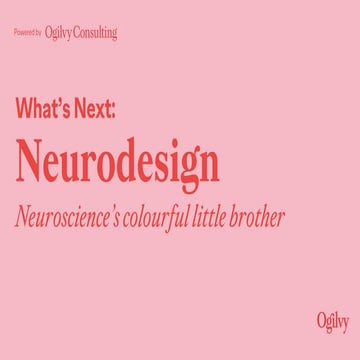 What's Next: Neurodesign | PDF