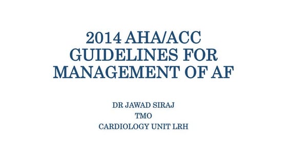 Atrial Fibrillation | PPT