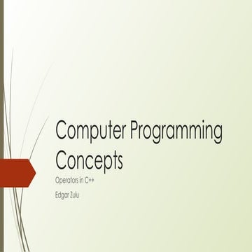 Computer programming basics Operators (1).pptx