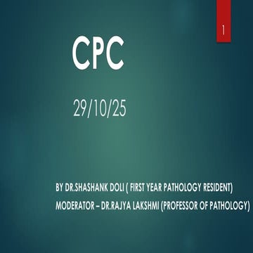 CPC 2910.pptx pathology | PPTX