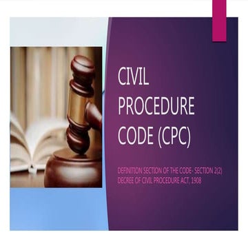 Execution under cpc order 21 | DOCX
