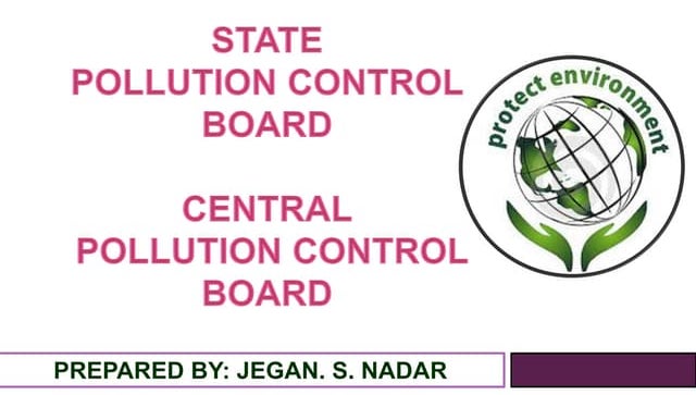 Central Pollution Control Board India | PPT