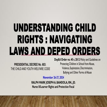 CPC CONvergence.pptx (Child Protection Program Deped) | PPT