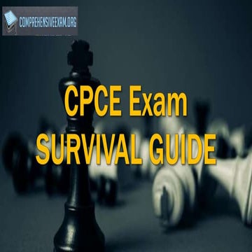 CPCE Exam Guide | PPTX