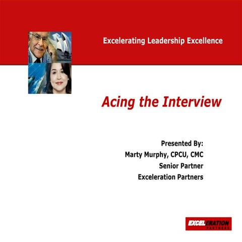 Cpcu Annual 2011 Acing The Interview Final 10.04.11