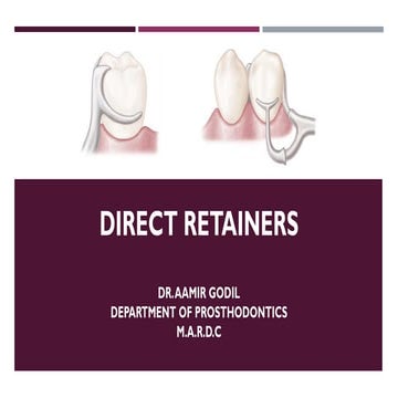 INTRODUCTION TO DIRECT RETAINERS IN CPD | PDF