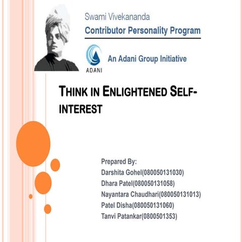 Cpd ch 10 enlightend self interest | PPTX