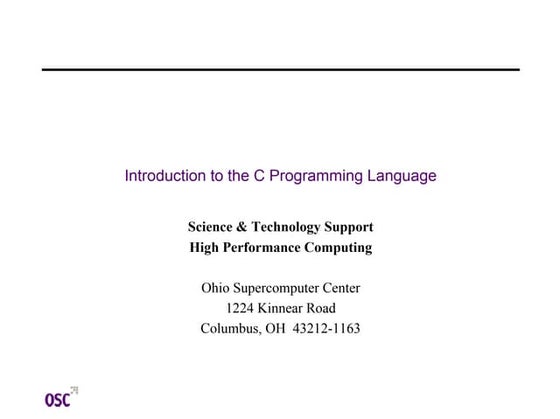 C Programming Basic Structure Of C Program Ppt 7138