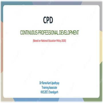 CPD .pptxContinuous professional development | PPTX